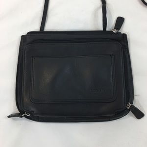 Fossil | Bags | Vintage Fossil Black Leather Xbody Mini Bag | Poshmark